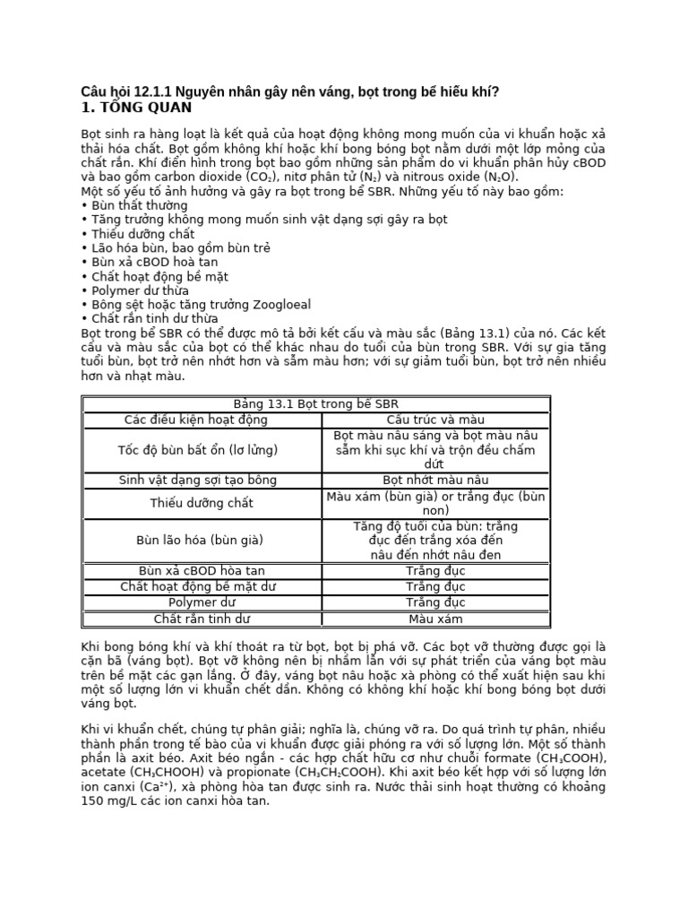 Su Co Bot Be Hieu Khi | PDF