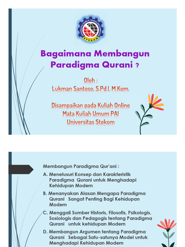 Membangun Paradigma Qurani untuk Modernitas | PDF