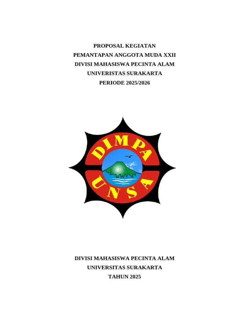 PROPOSAL PEMANTAPAN | PDF