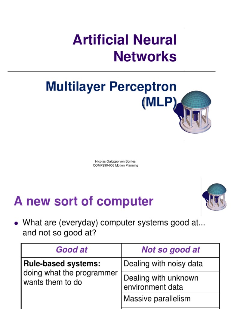 Overview of Multilayer Perceptrons | PDF | Neuron | Artificial Neural Network