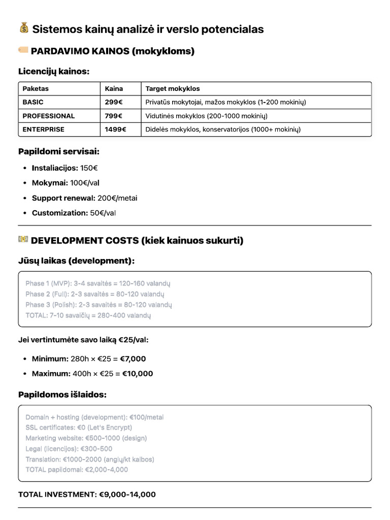 Kainos Analizė | PDF