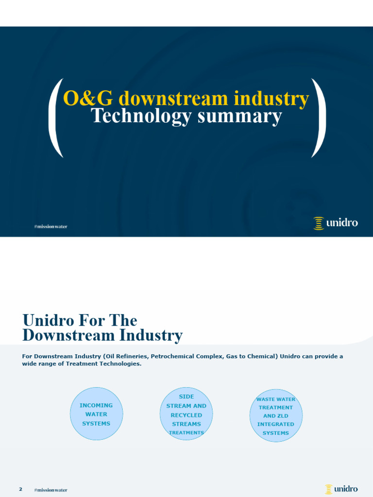Downstream Water Treatment Solutions | PDF | Water Purification ...