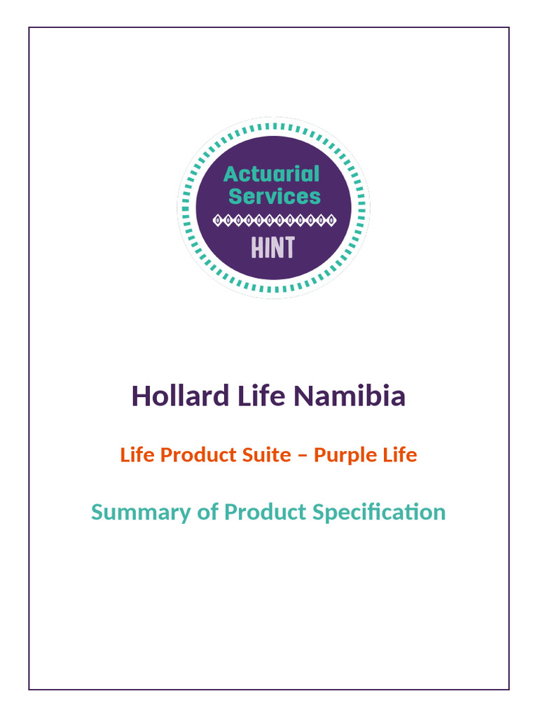 HLN - Life Product Suite - Summary Spec - 20230531 | PDF | Insurance ...