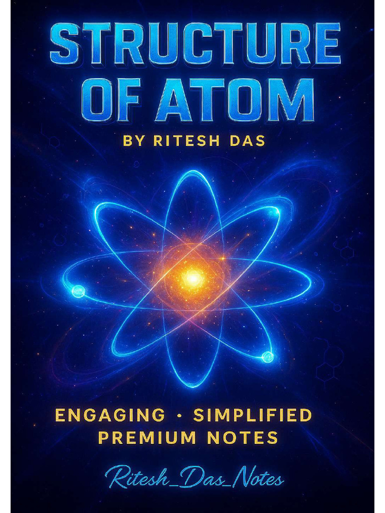 Structure of Atom by Ritesh Das | PDF | Atomic Orbital | Isotope