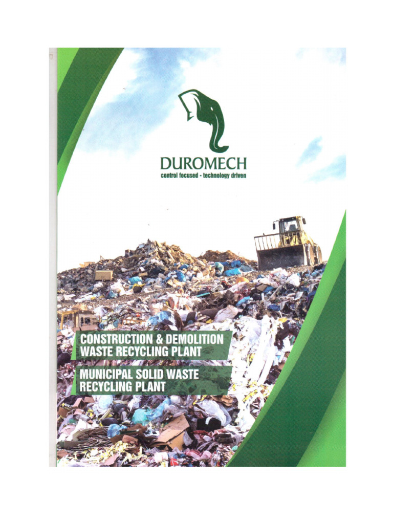 CD Waste Recycling Durotech | PDF