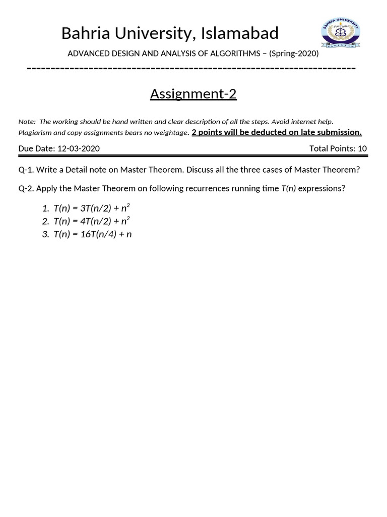 Assignment AAA 2 | PDF