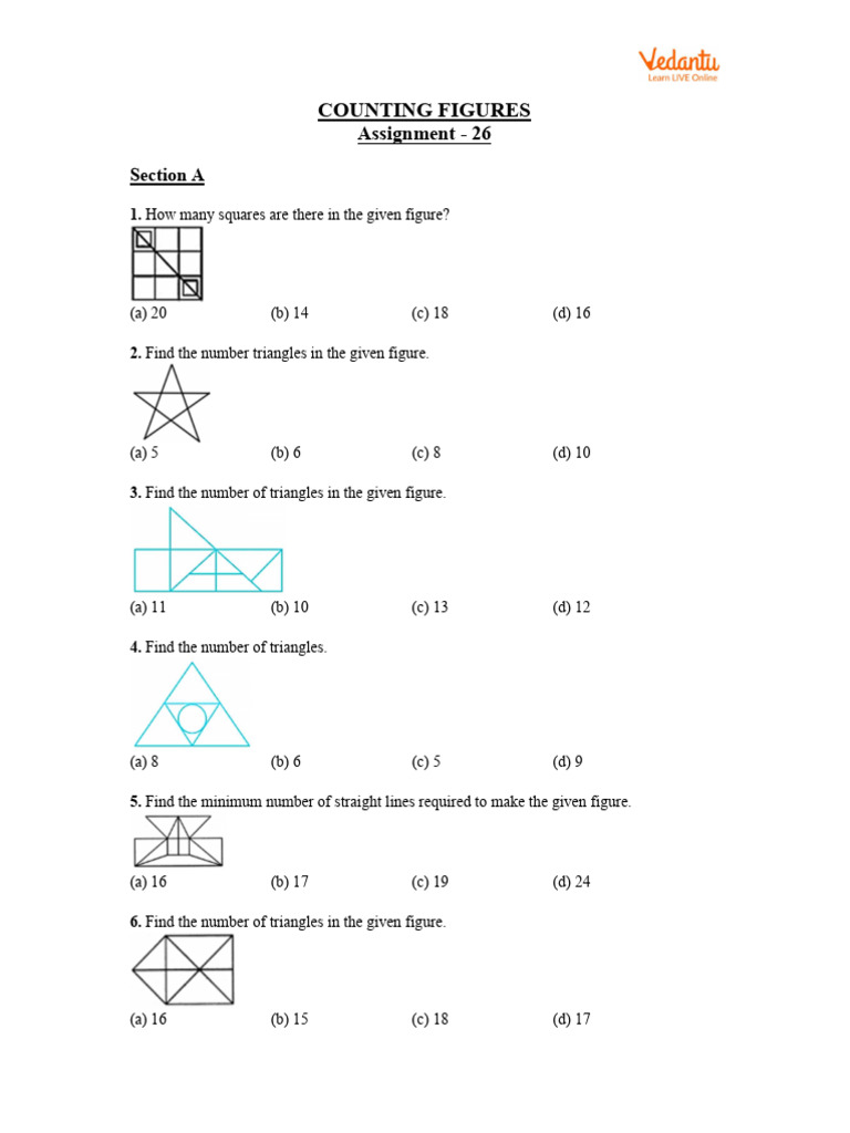Counting Shapes: Squares, Triangles, and More | PDF | Geometric Objects ...