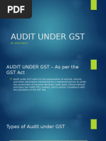 GST Audit Notice - Form ADT-01 | PDF