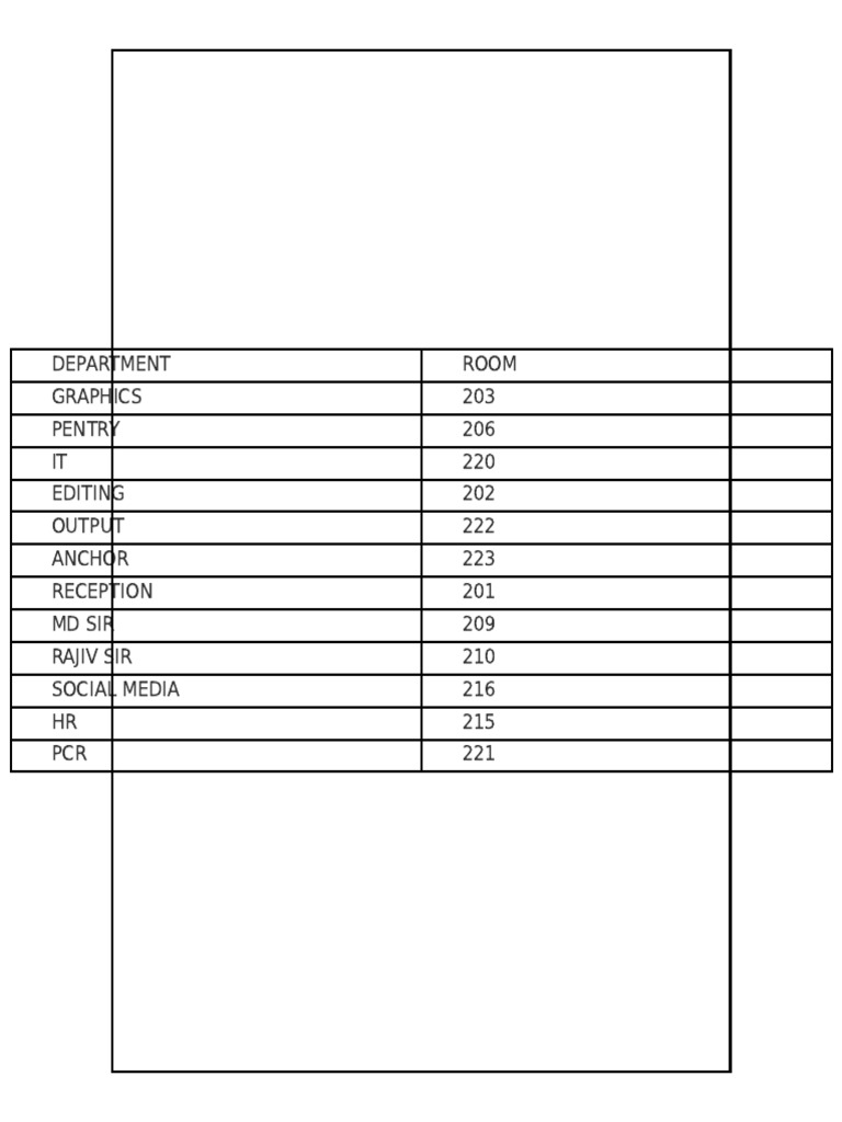 Office Extensions Table A4 | PDF