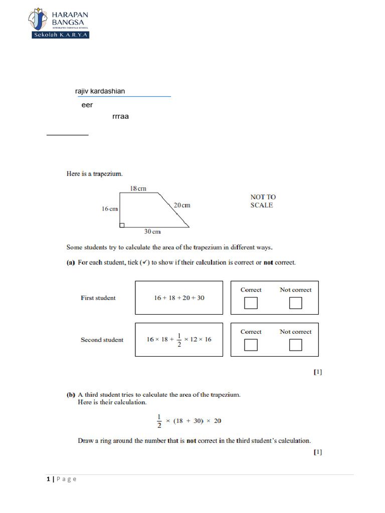 Secondary 3 Math Geometry Exam Prep | PDF