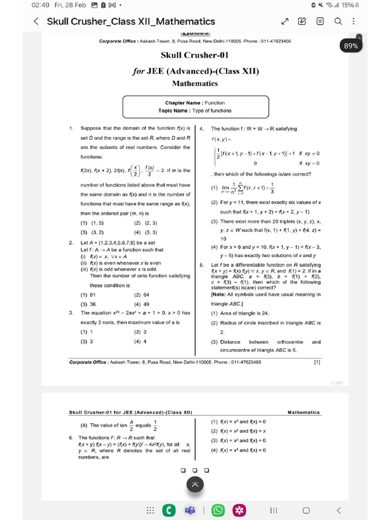 Class 12 Maths | PDF