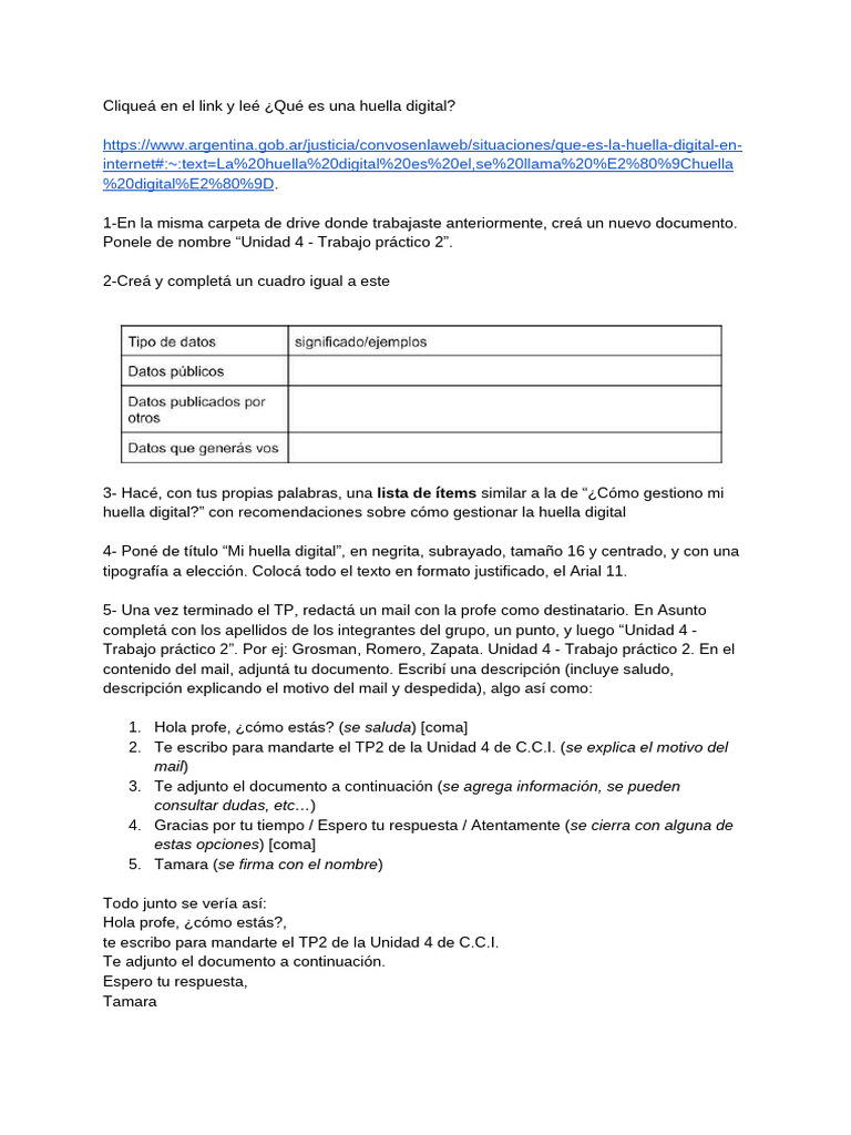 Consigna - TP2 | PDF