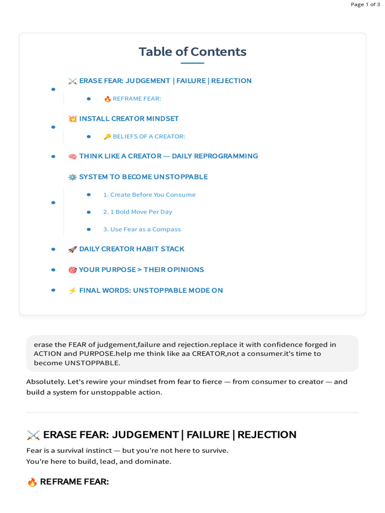 Rewire Your Mindset | PDF