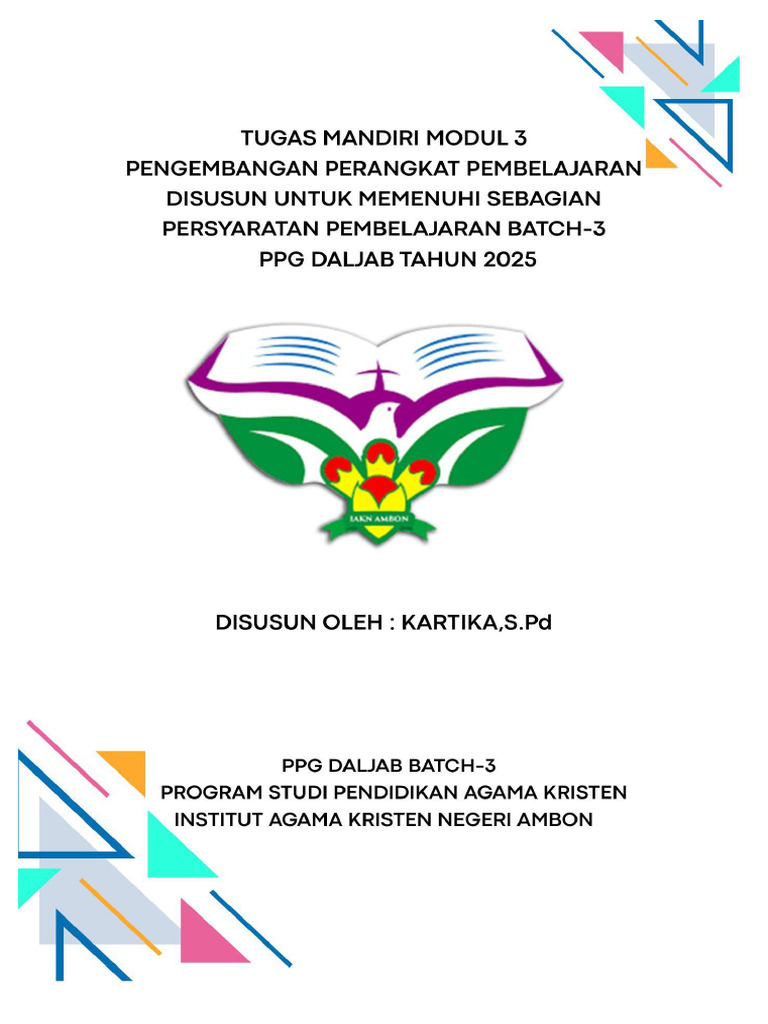 TUGAS MANDIRI MODUL 3 - KARTIKA, S.PD | PDF