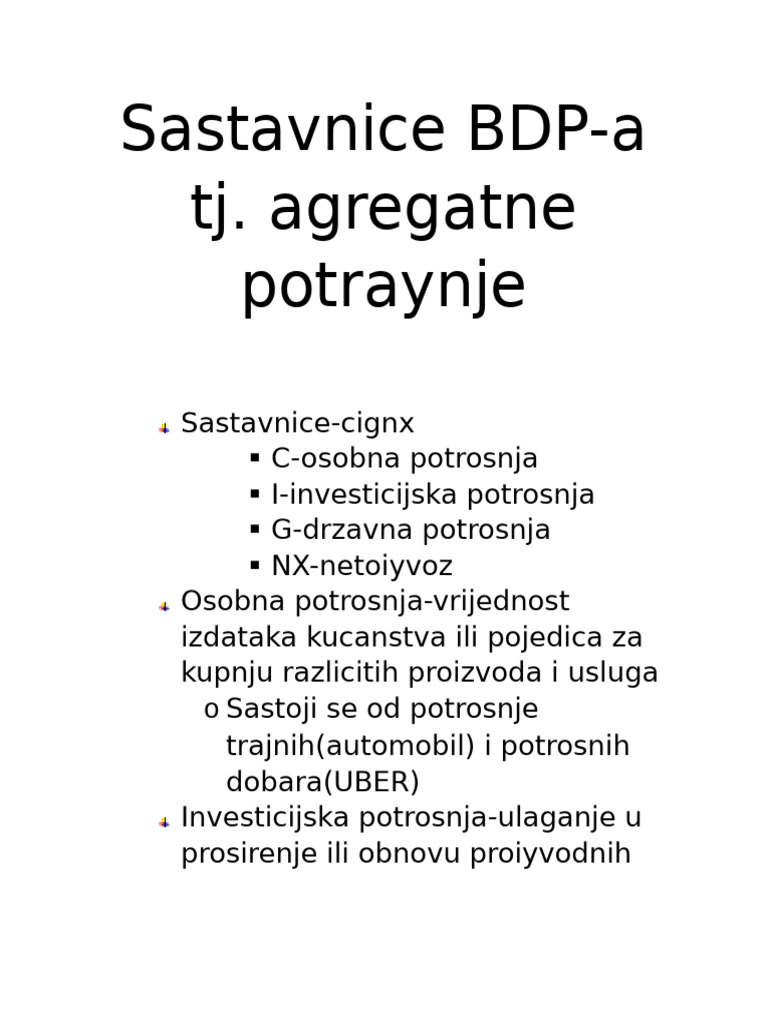 Sastavnice BDP | PDF