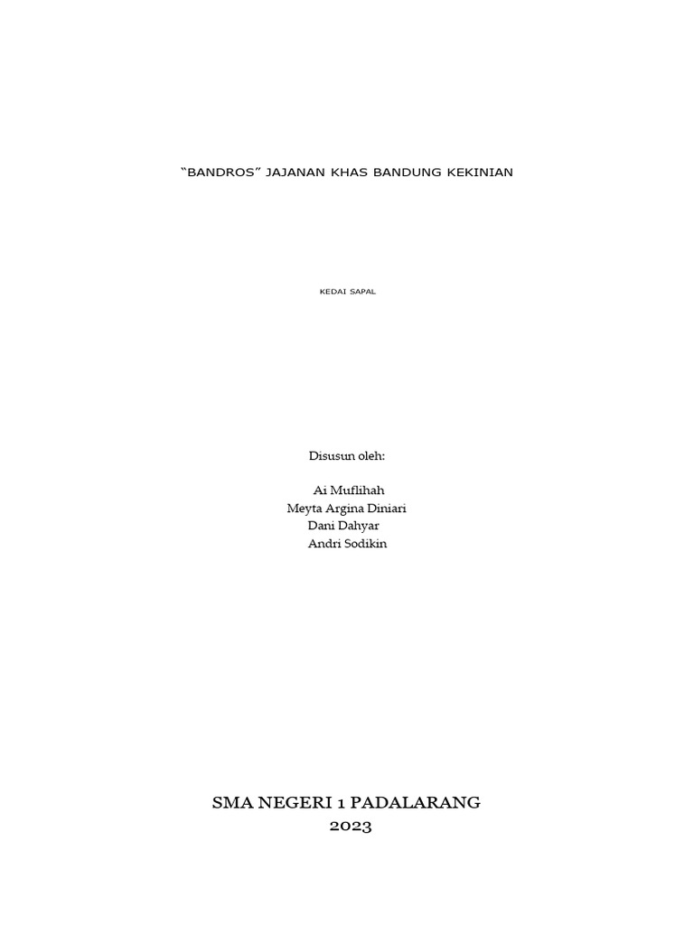 Contoh Proposal Dan Laporan Keuangan Aktivitas 3 | PDF