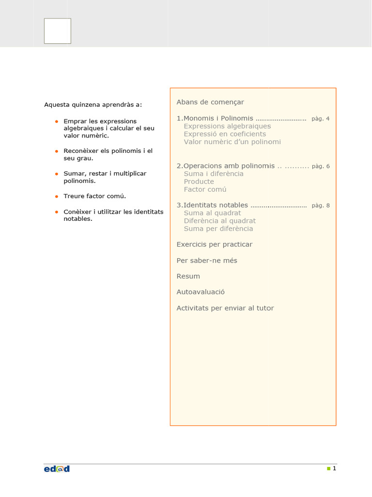 3eso Quincena2 Acad | PDF
