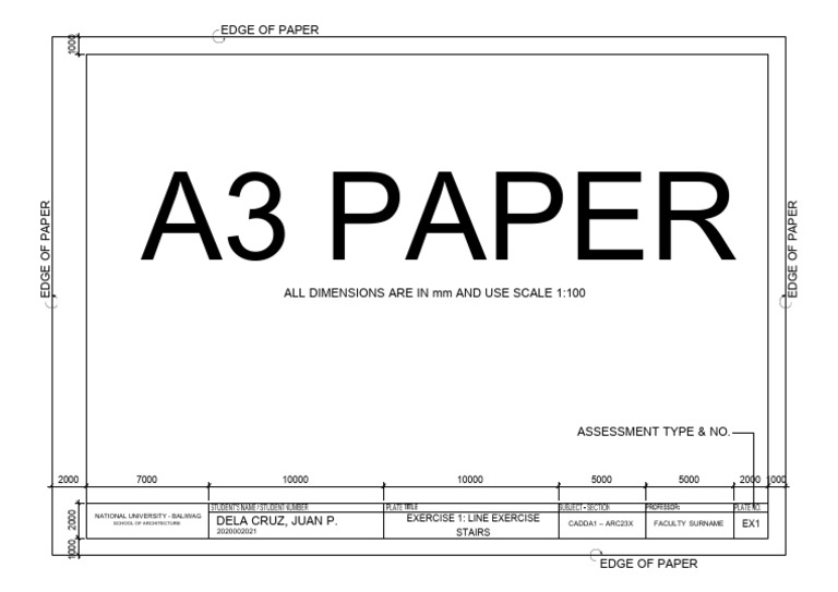 Line Exercise Title Block | PDF