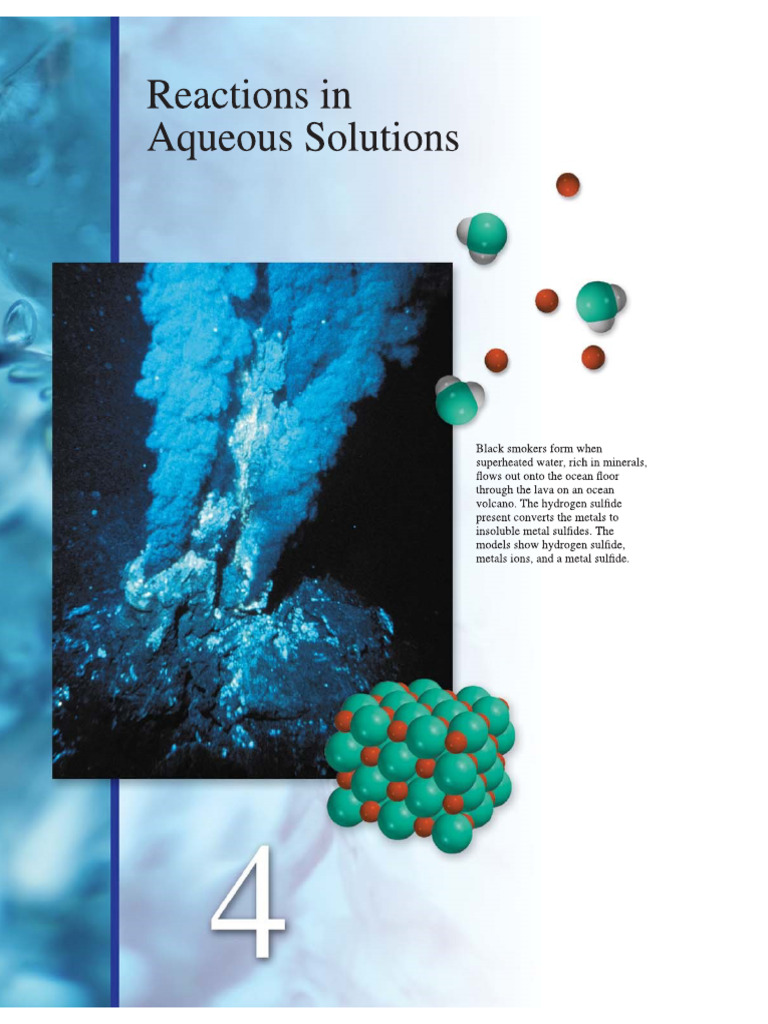Reactions in Aqueous Solution | PDF