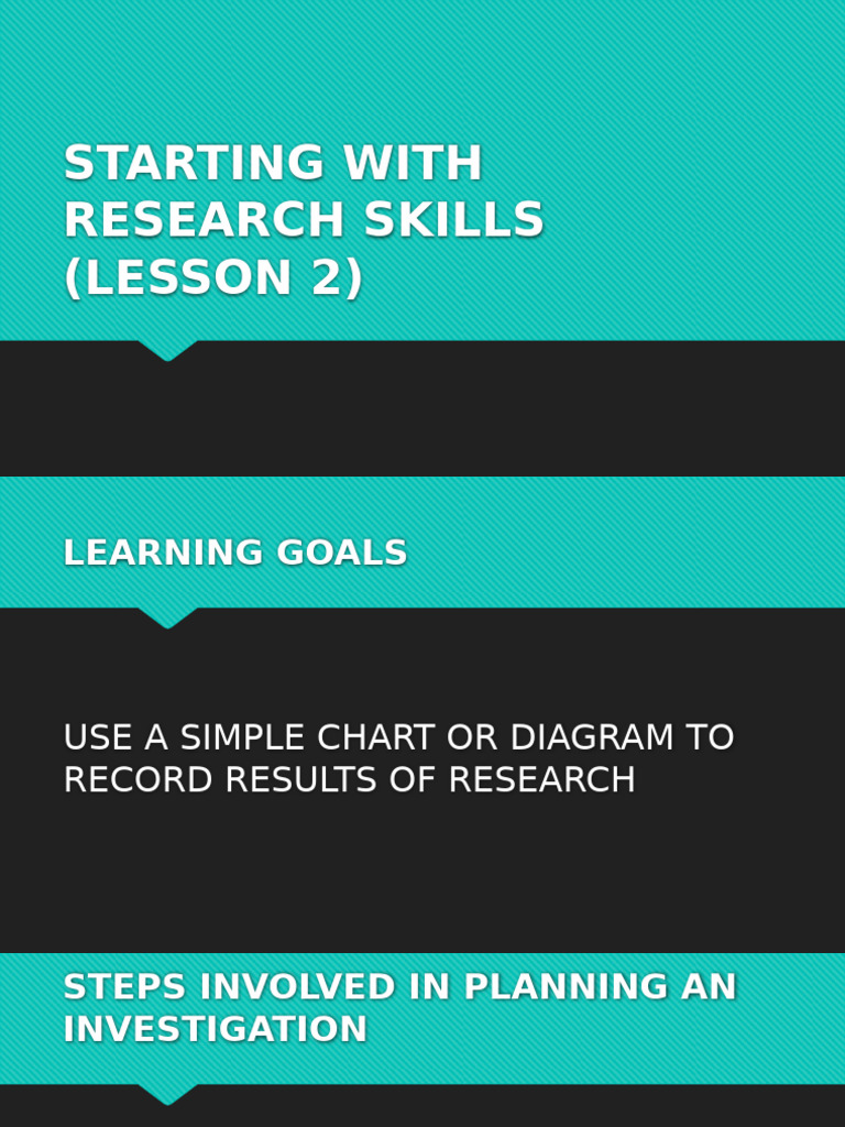 GP Yr 4 Research (Lesson 2) | PDF