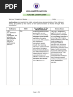 Ver 2 Summary PPST Indicators Table | PDF | Educational Assessment ...