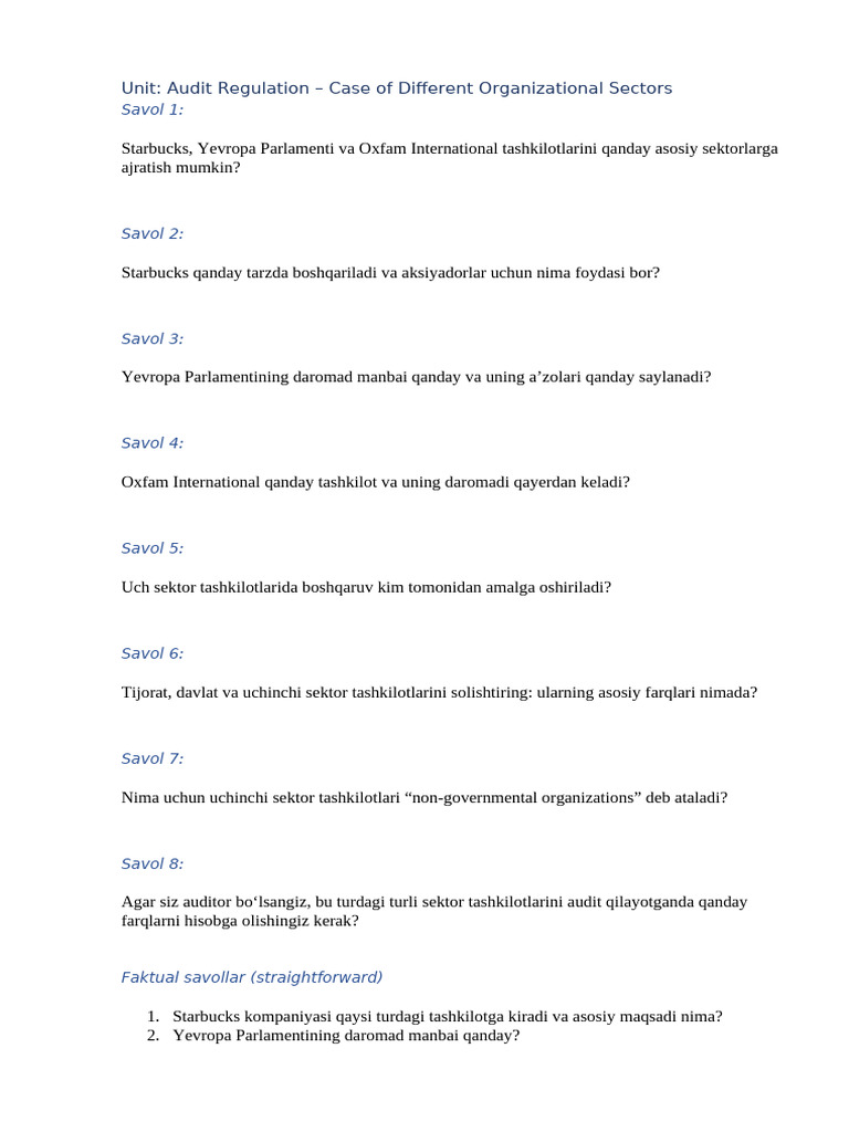 Audit 3-Bob Test | PDF