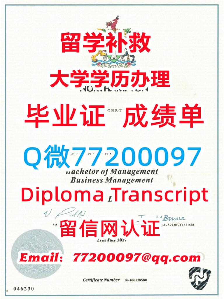 精仿UoN学位证书 | PDF