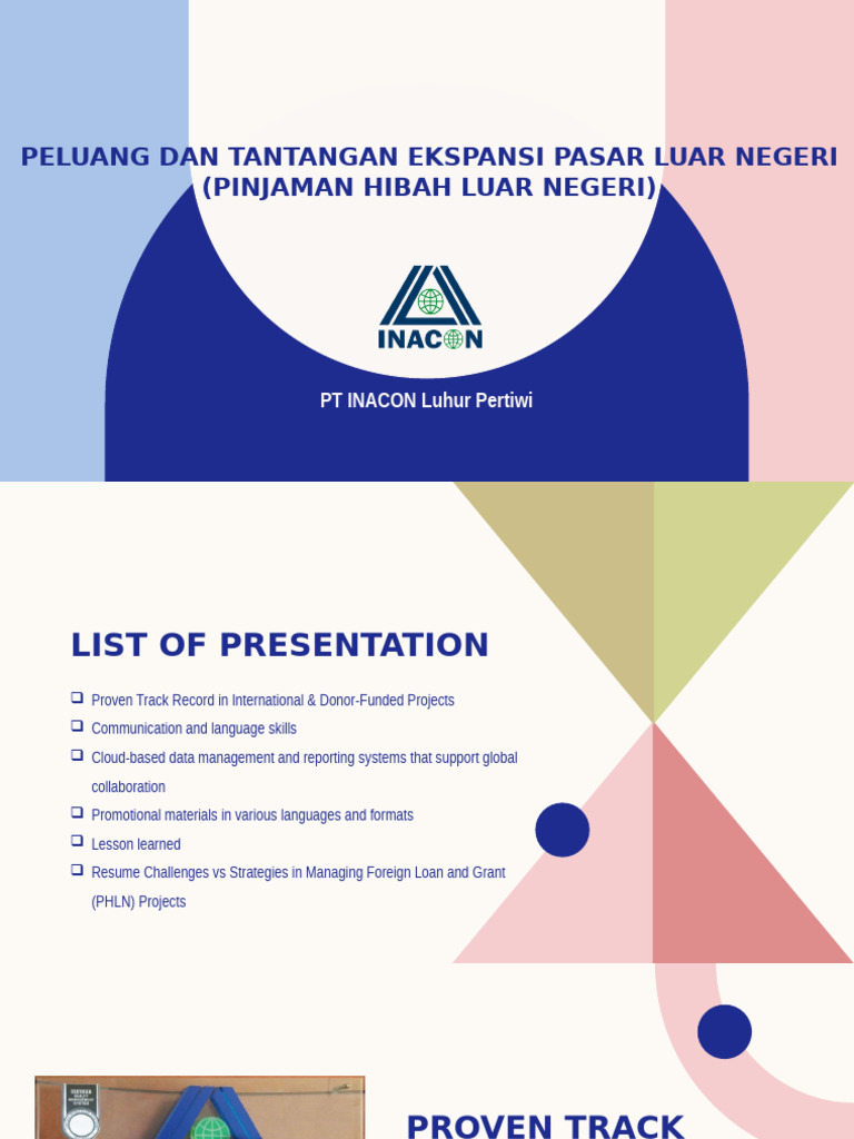 Inacon 4 Inkindo - Rev1 | PDF | Regulatory Compliance | Project Management