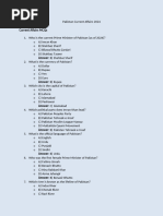Top 100 General Knowledge Questions Pakistan | PDF | Pakistan | Nawaz ...