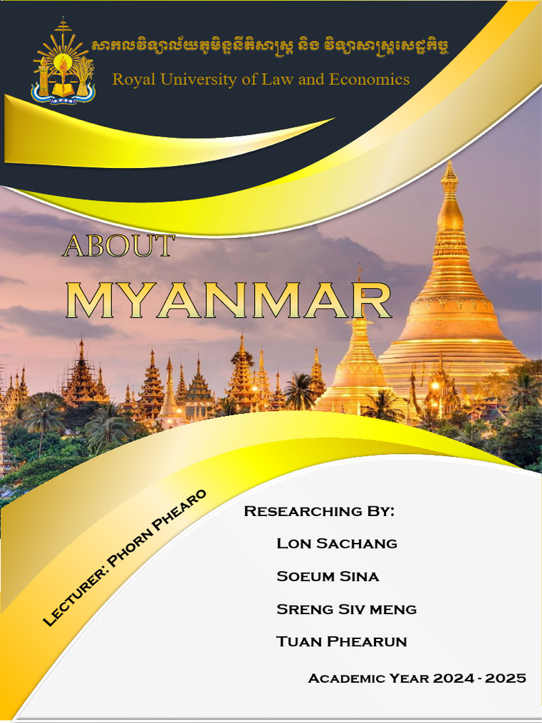 Myanmar: History, Culture, and Economy | PDF | Myanmar