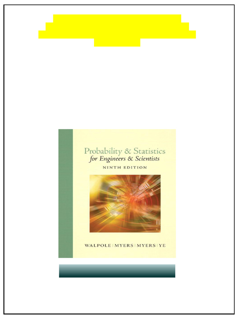 Essentials of Probability and Statistics For Engineers and Scientists 9th Edition by Ronald ...