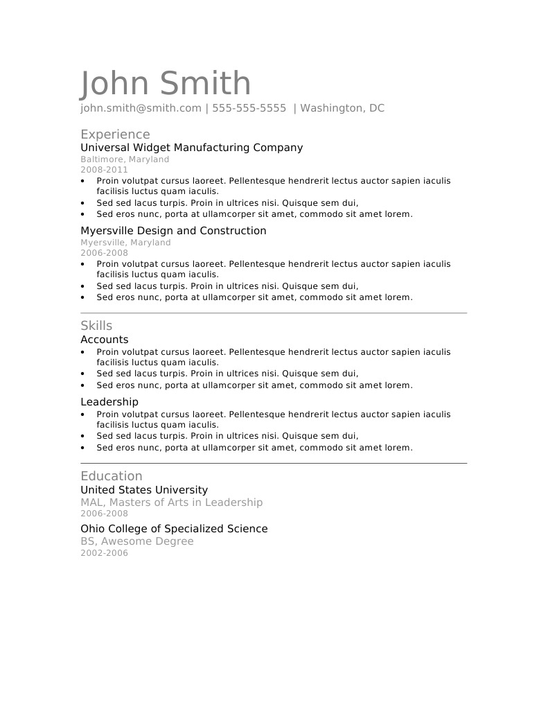 John Smith's Professional Resume | PDF | Business