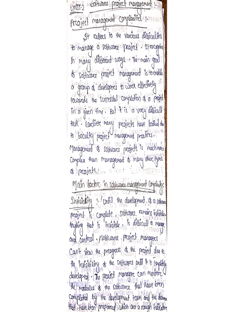 Software Engineering Unit - 2 (Software Project Management) | PDF