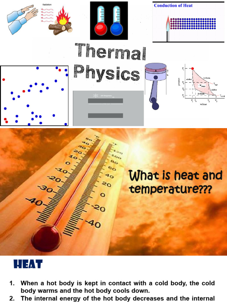 Understanding Heat and Temperature Concepts | PDF | Thermal Expansion ...