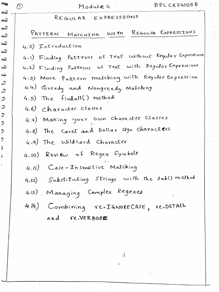 m4 Regular Expressions Python | PDF