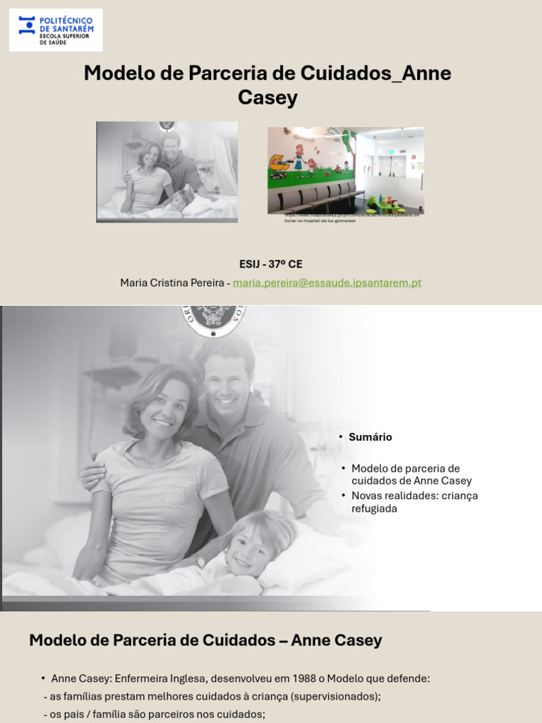 Modelo de Parceria de Cuidados Anne Casey | PDF | Família | Refugiado