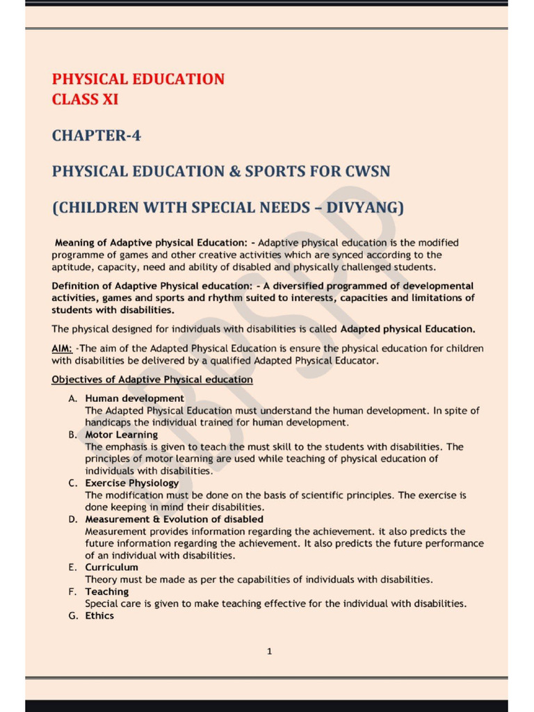 PHE CH 4 Detailed Notes PDF | PDF