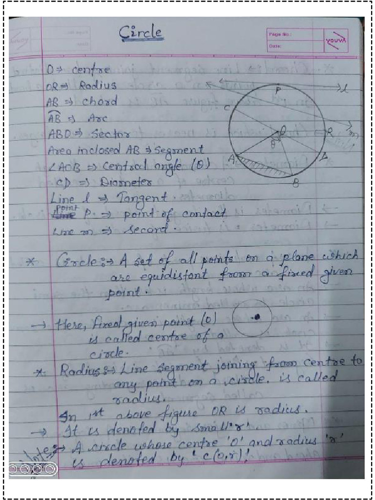 Class9 Circle | PDF