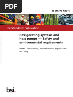 EN 378-2: Refrigeration Safety Standards | PDF | Pipe (Fluid Conveyance ...