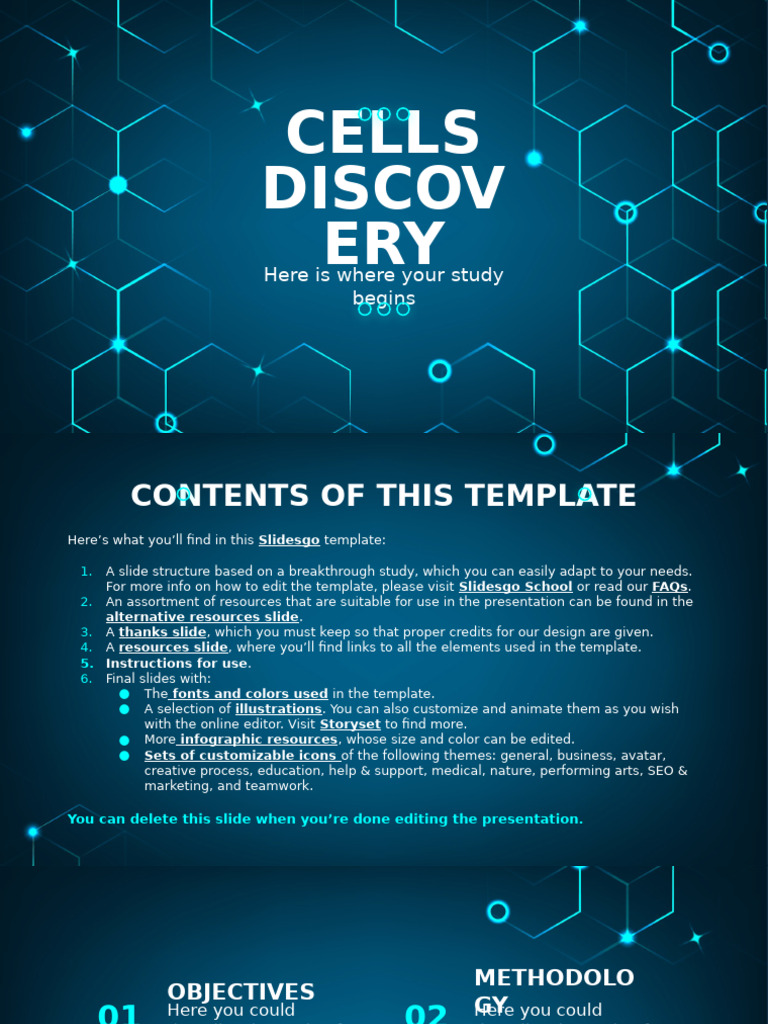 Cells Discovery XL by Slidesgo | PDF | Planets | Planets In Astrology