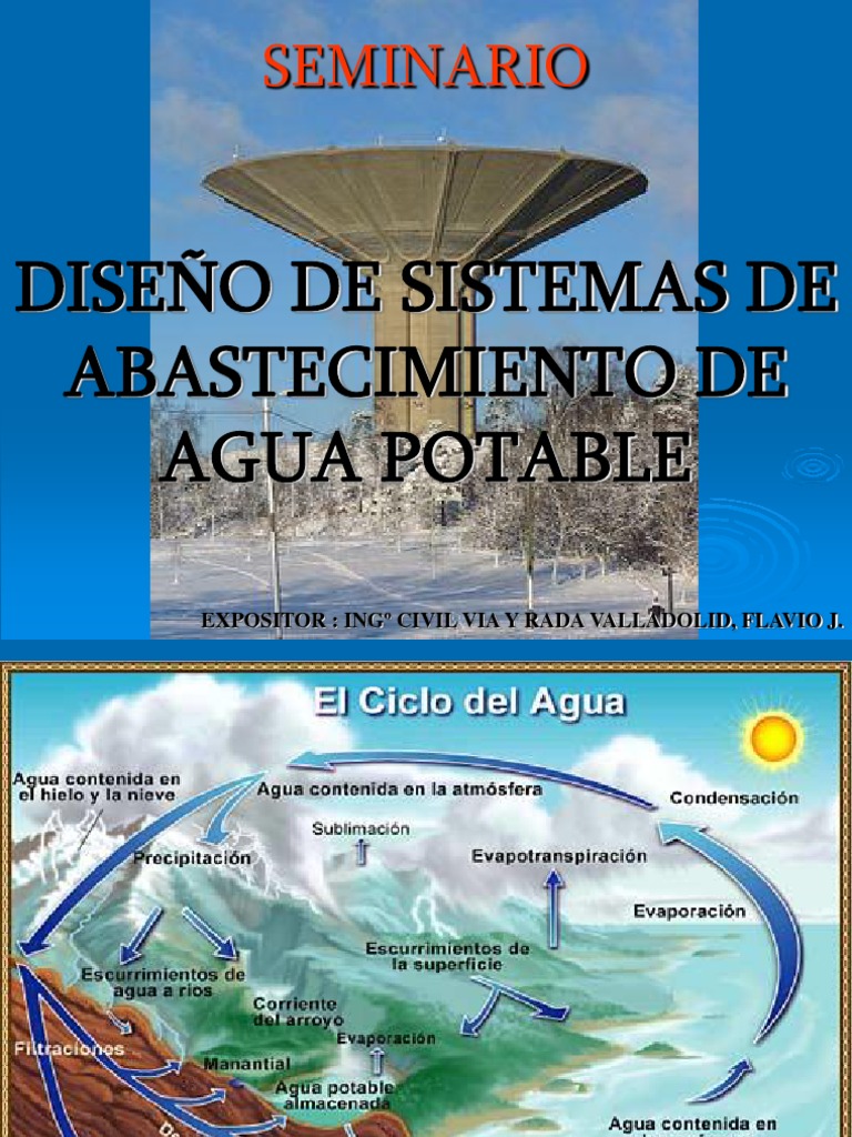 DiseÑo De Sistemas De Agua Potable Descarga Hidrología Agua