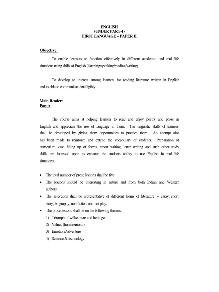 2ndyear Part I English Grammar Pdf Reading Comprehension English