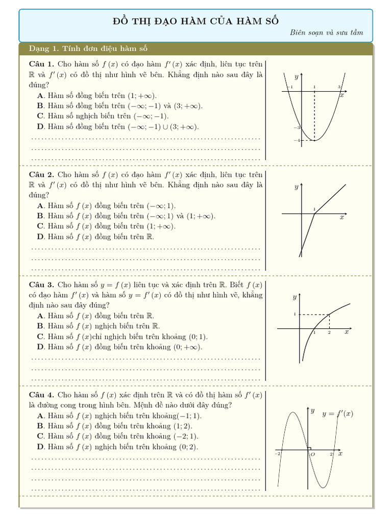 Do Thi Cua Dao Ham | PDF