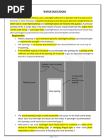 Types and Regulations of Watertight Doors | PDF | Door | Ships