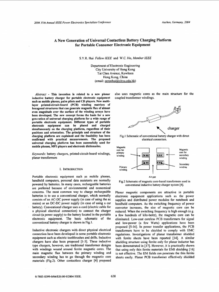A New Generation of Universal Contactless Battery Charging Platform For Portable Consumer ...