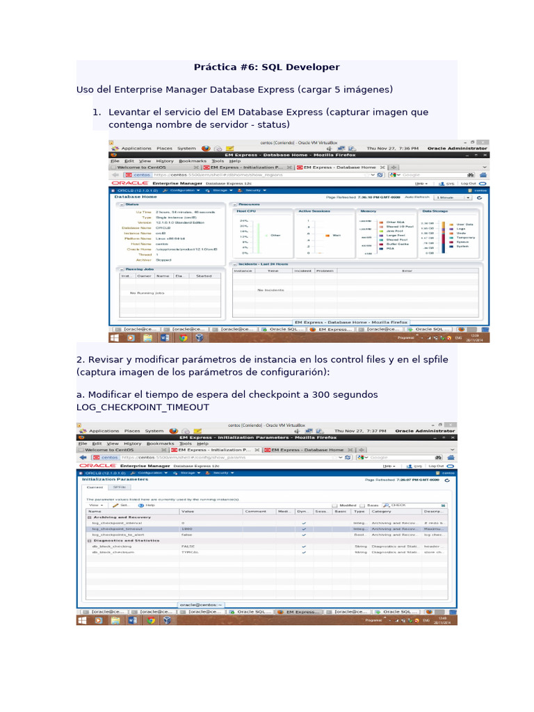 Práctica - 6 - SQL Developer - Triggers - Enclase | PDF