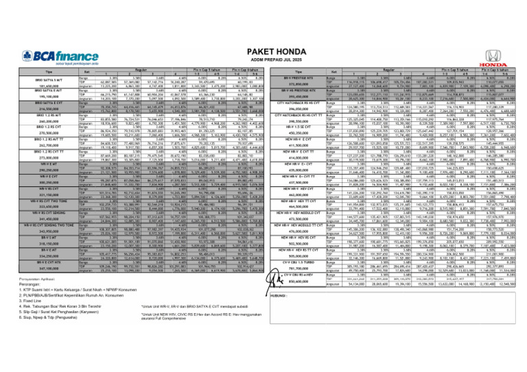 Bcaf Reguler 0725 | PDF