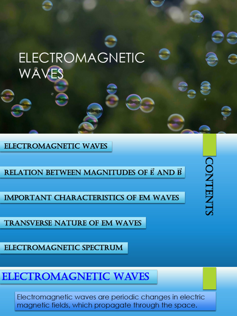 Understanding Electromagnetic Waves | PDF