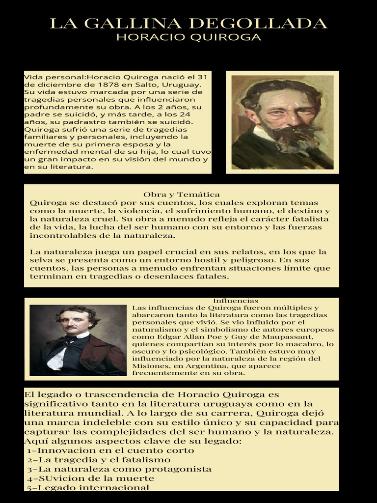 La Gallina Degollada PDF | PDF | Cuentos | Suspense (Género)