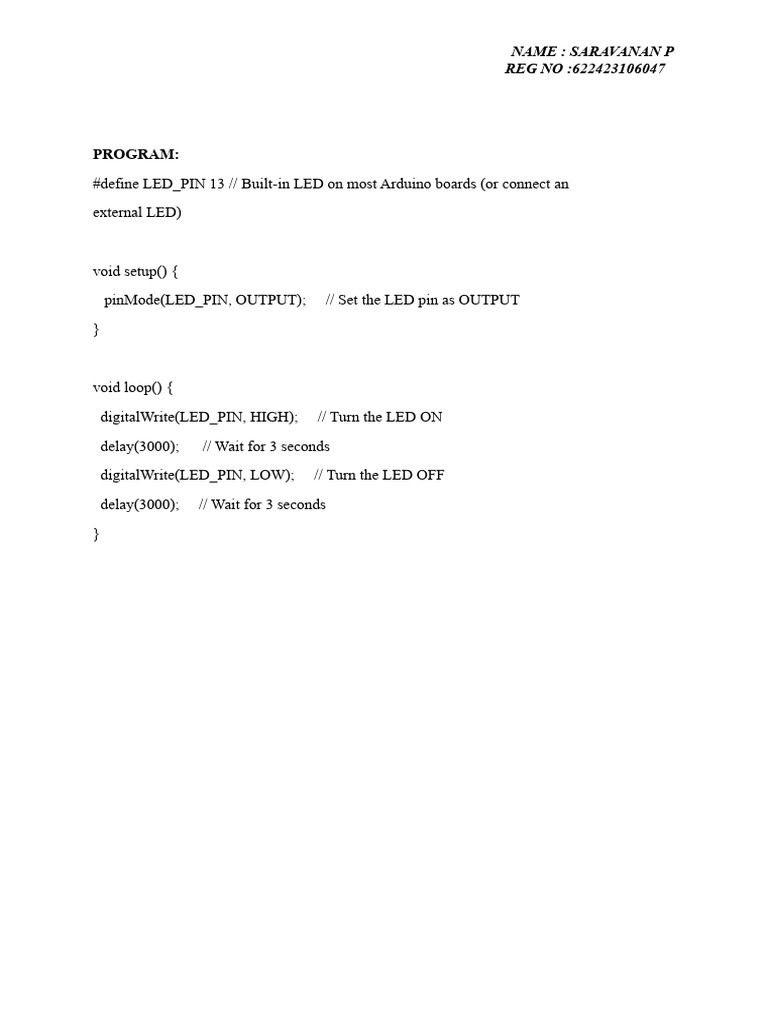 Iot Exp 4 Saravanan P | PDF